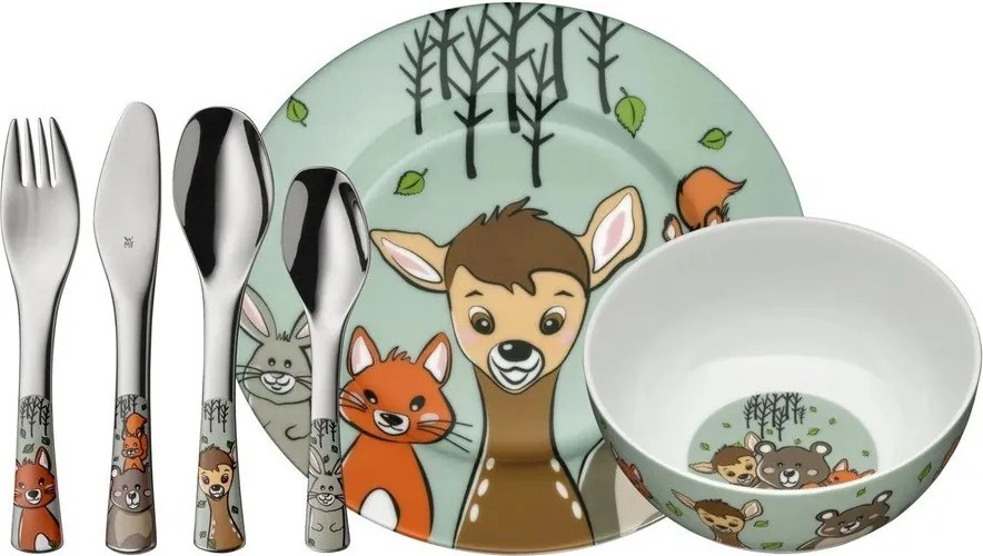 Porcelánová dětská jídelní sada 6 ks Forest Friends – WMF