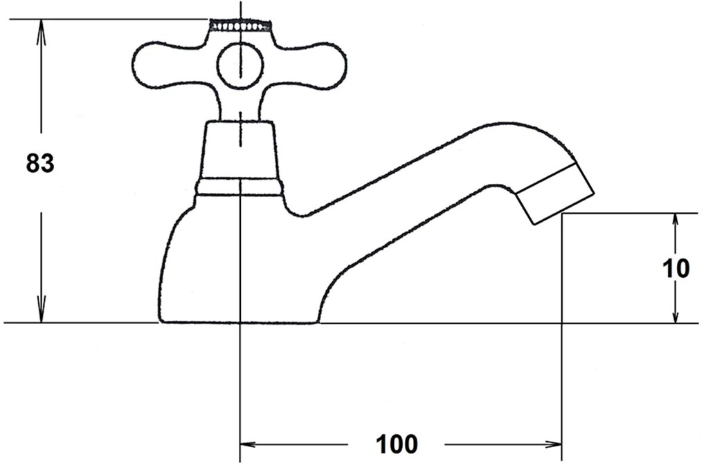 Reitano Rubinetteria ANTEA stojánkový umyvadlový ventil, bronz 3206