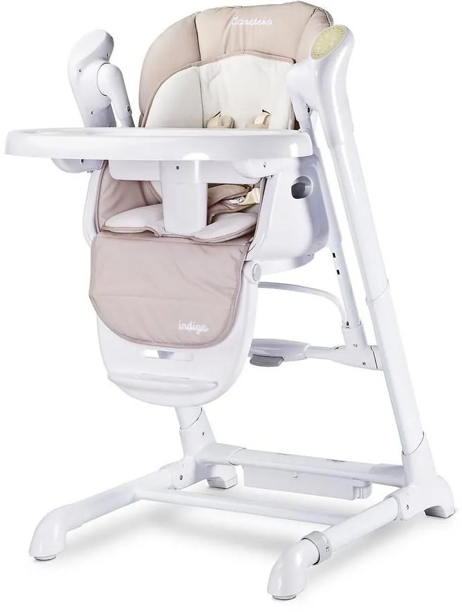 Dětská jídelní židlička 2v1 Caretero Indigo beige