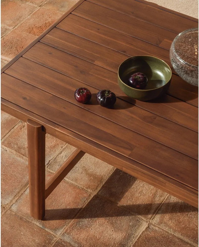 Zahradní jídelní stůl s deskou z akácie 100x200 cm Itani – Kave Home
