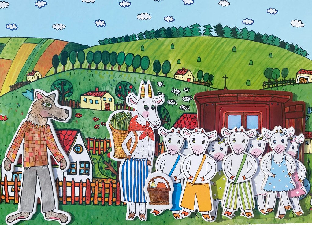 MARIONETINO Loutky a kulisy k pohádce O KŮZLÁTKÁCH
