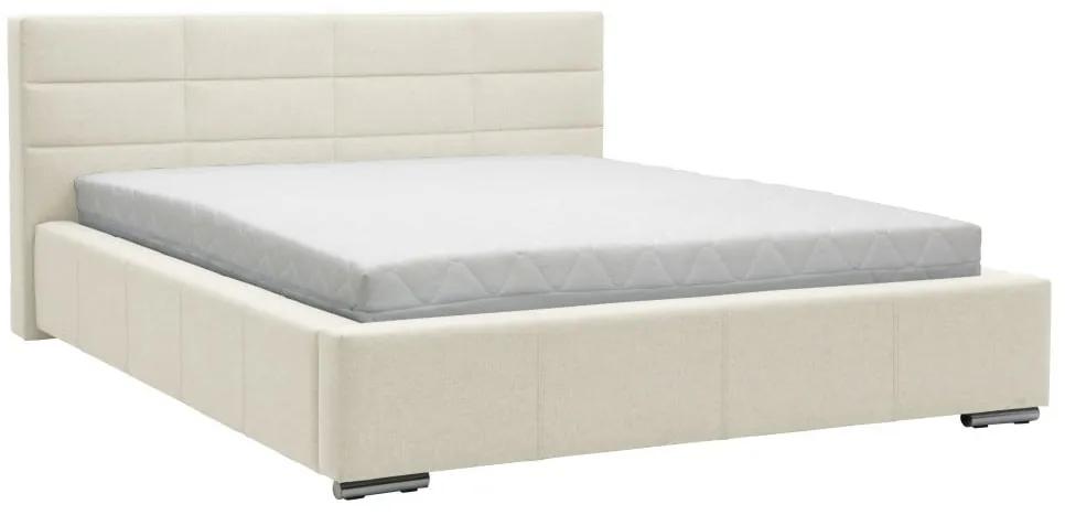 Béžová dvoulůžková postel Mazzini Beds Reve, 160 x 200 cm