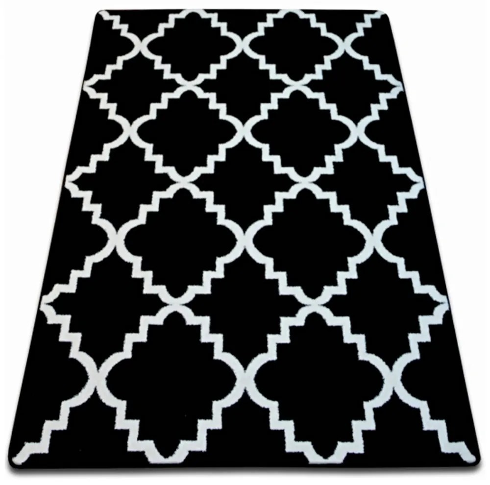 Kusový koberec Mira černý, Velikosti 180x270cm