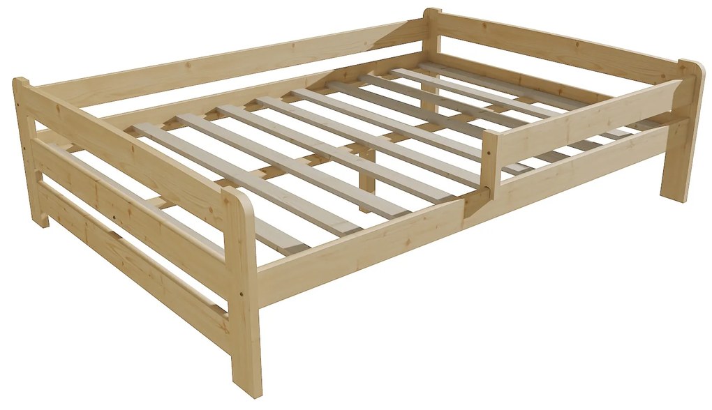 Vomaks Dětská postel se zábranou VMK009D KIDS Rozměr: 70 x 160 cm, Barva: barva šedá