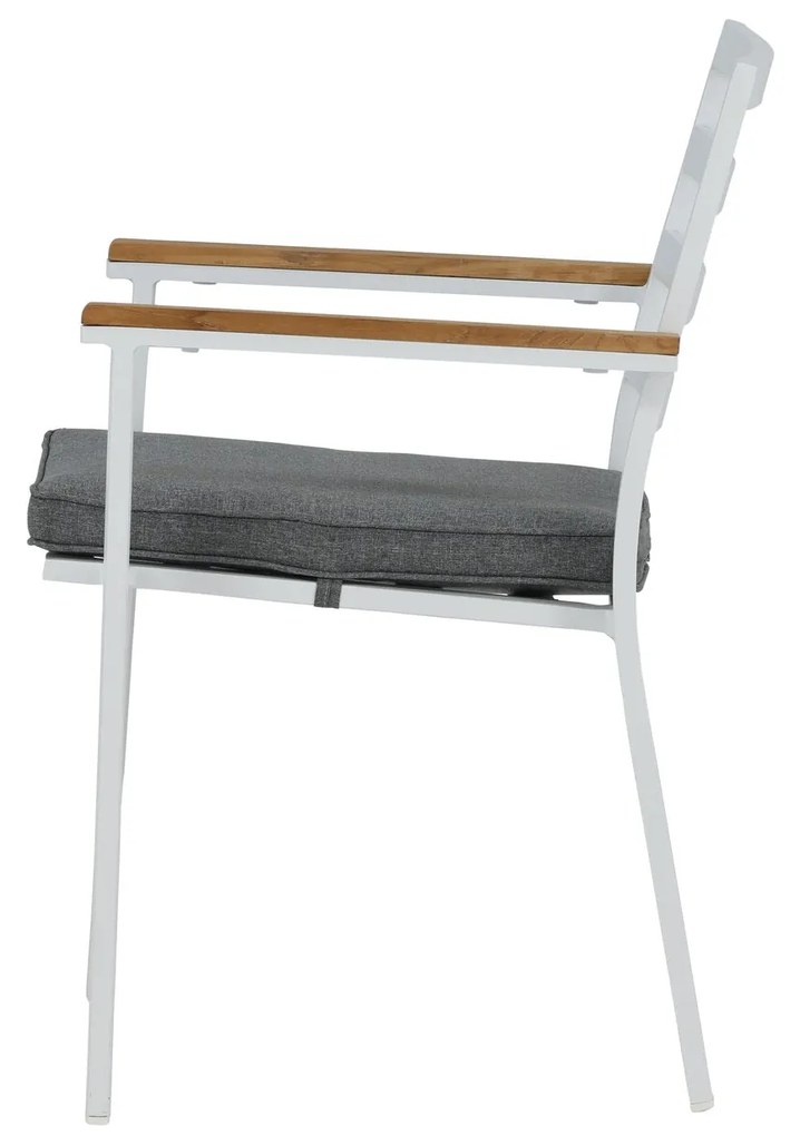 Jídelní židle Brasilia, 2ks, bílá