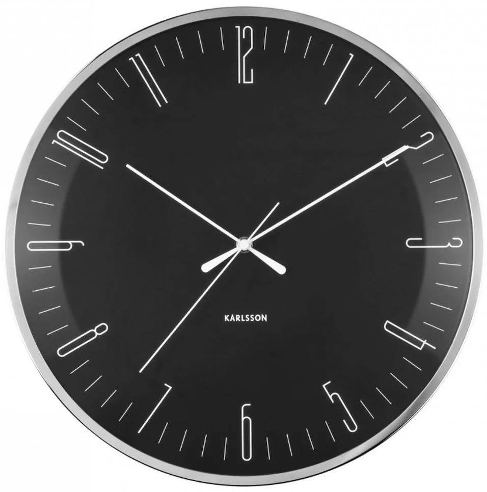 Designové nástěnné hodiny Karlsson KA5754BK 40cm