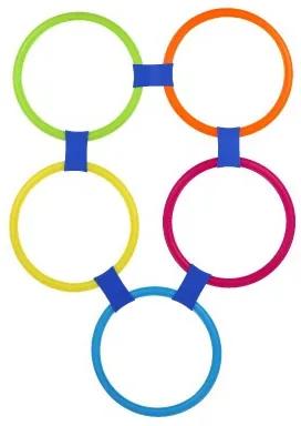 Teddies Kruhy skákací barevné 10 ks průměr 27 cm