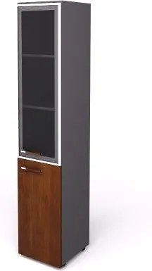Kancelářská skříň TOPLine kombinovaná pravá 39,9 x 42,5 x 196,5 cm