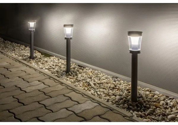 Rabalux 77038 - LED Solární lampa ANGERS LED/3W/3,7V IP65 antracit