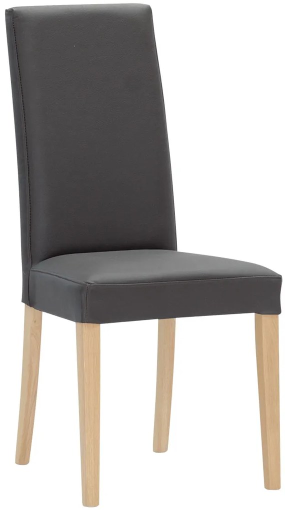 Stima Jídelní židle NANCY tmavě hnědá / koženka beige