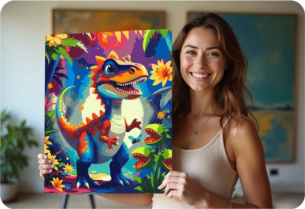 Obraz podle čísel 40x50 cm Massido Dino