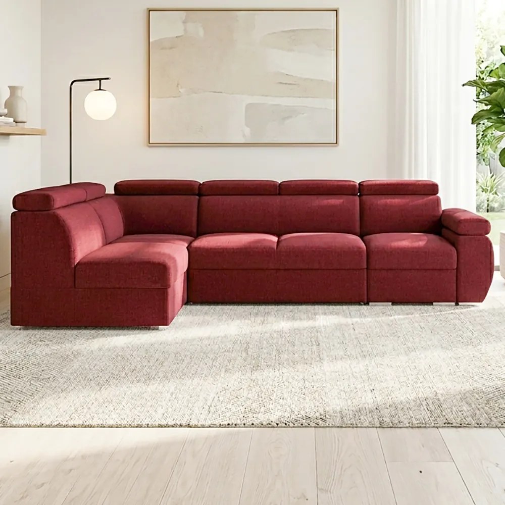 Sedací souprava BASTON | 180x320 cm | rozkládací + úložný prostor | VÝBĚR TKANIN
