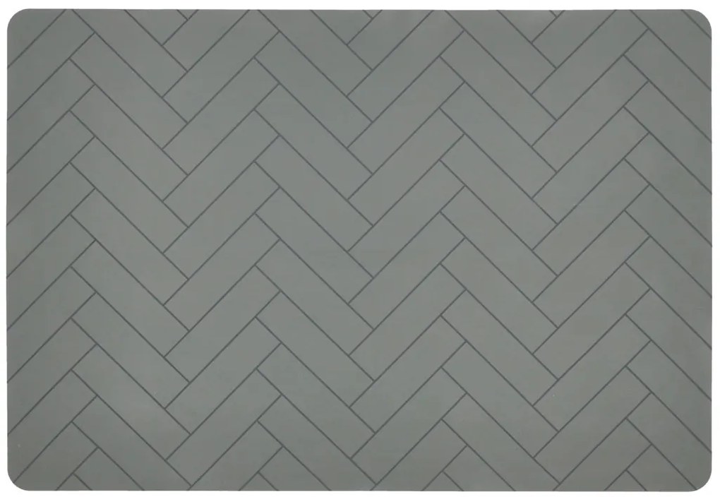 Södahl Prostírání 33x48 Tiles Forest green Silicone
