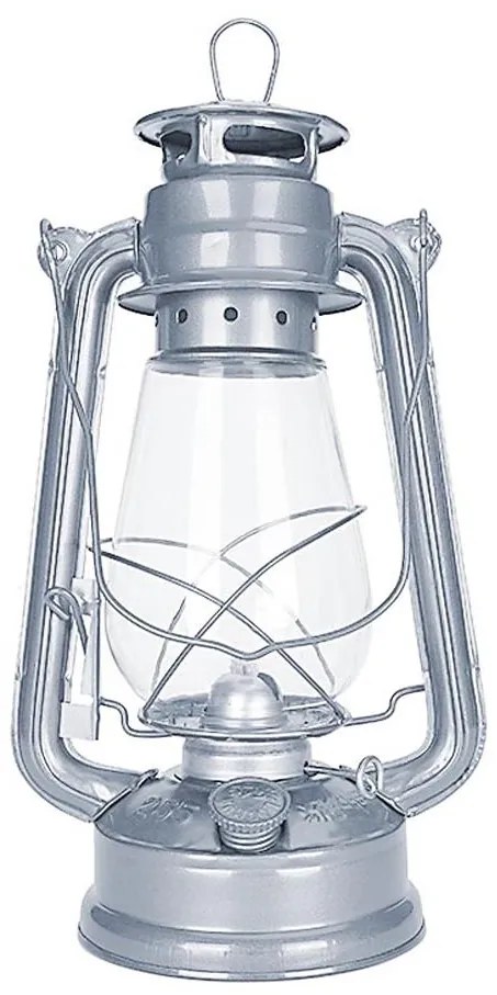 Brilagi - Petrolejová lampa LANTERN 31 cm stříbrná