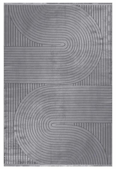 Vopi | Kusový koberec Style 8902 grey - 240 x 340 cm