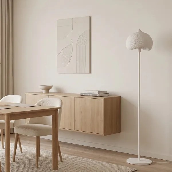 Brilagi - Stojací lampa WABI SABI 1xE27/40W/230V bílá