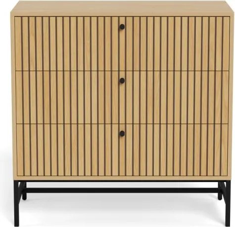 ACTONA Komoda ALBANY hnědá 80,6x40x80,4 cm