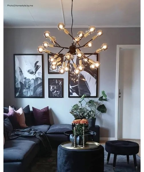 ByRydens 4200460-4002 - Lustr na lanku HEROES 24xE27/5W/230V