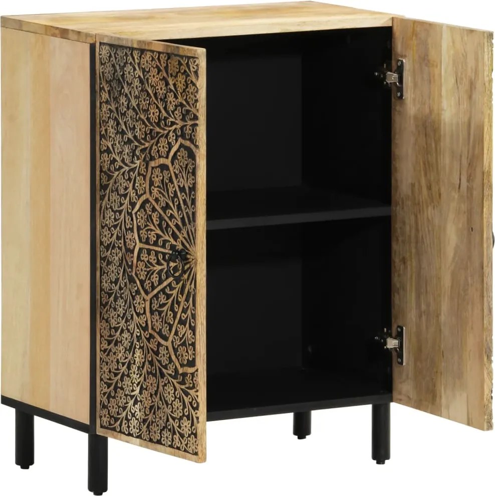 Odkládací skříňky 3 ks 60x33x75 cm masivní mangovníkové dřevo 3206306