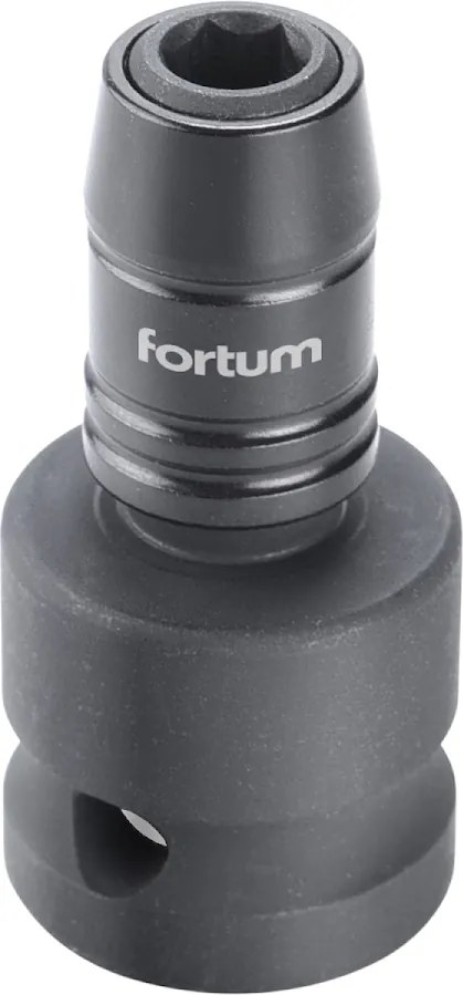 Rázový adaptér 1/2" čtyřhran na bity 1/4" – Quick Lock Fortum 4790002