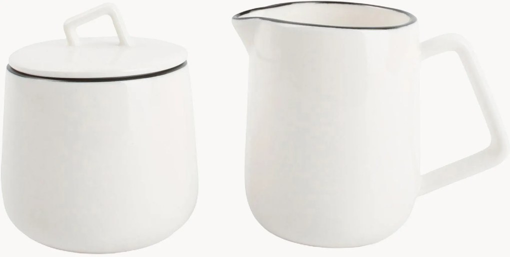 Porcelánová mléčenka a cukřenka Studio Base