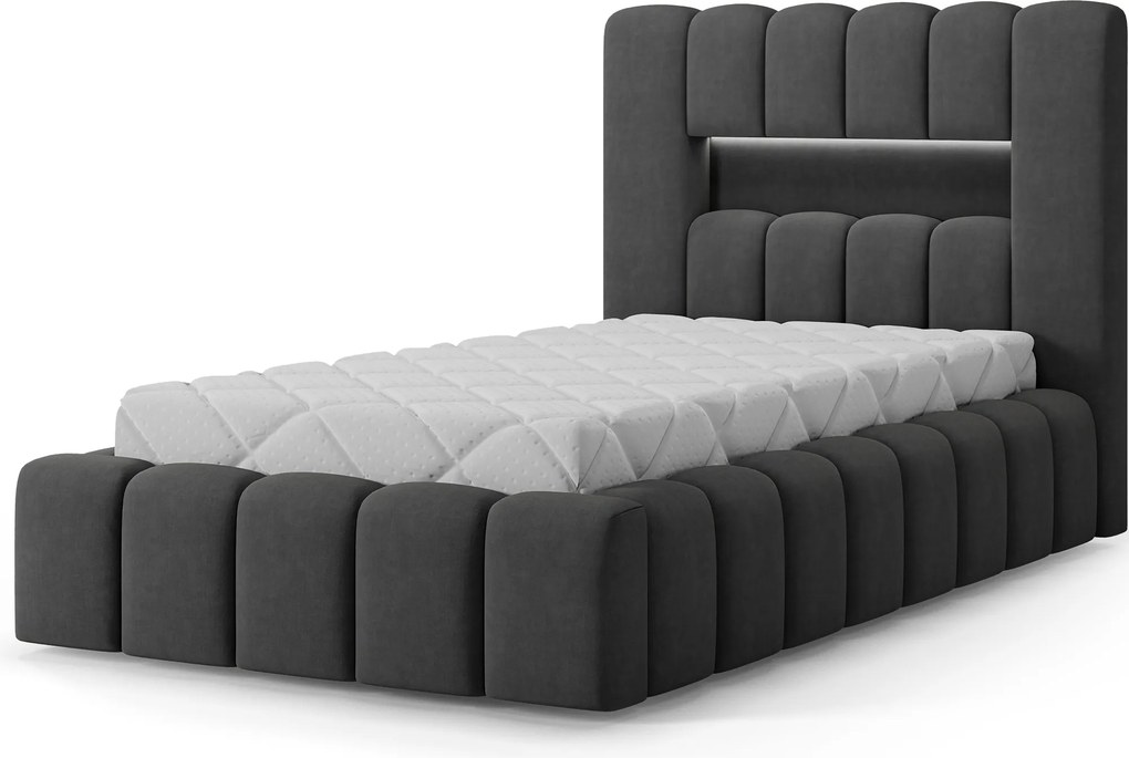 Postel Lamica 90x200 + Kovový rám/plynový výtah/kontejner