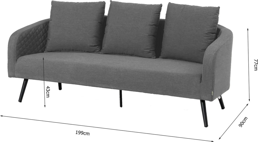 Doppler MELIA LIKA TEX® šedá - Rozbalené zboží (N559)