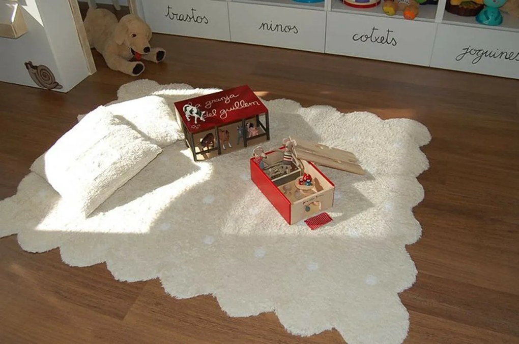 Lorena Canals bavlněný koberec béžový, sušenka - Biscuit