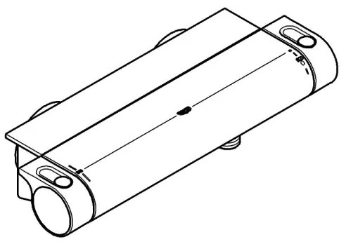 GROHE 34469001 - Termostatická sprchová baterie GROHTHERM 2000 DN 15 chrom