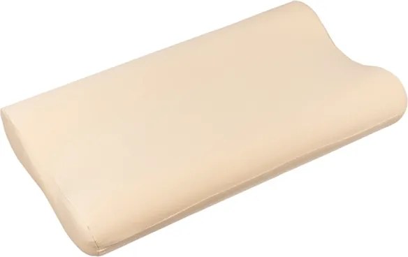 Bellatex Polštář anatomický líná pěna 60x33 cm, výška je 9-11 cm Béžová