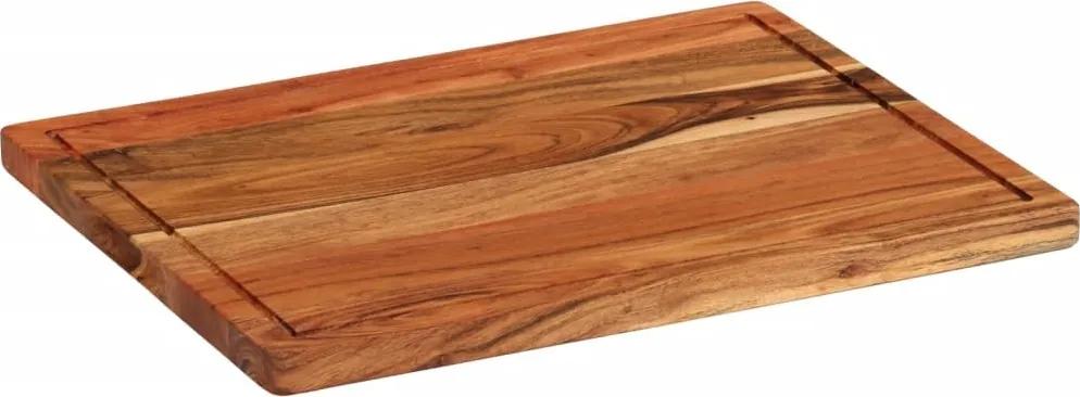 vidaXL Prkénko na krájení 50 x 38 x 2,5 cm masivní akáciové dřevo [356962]