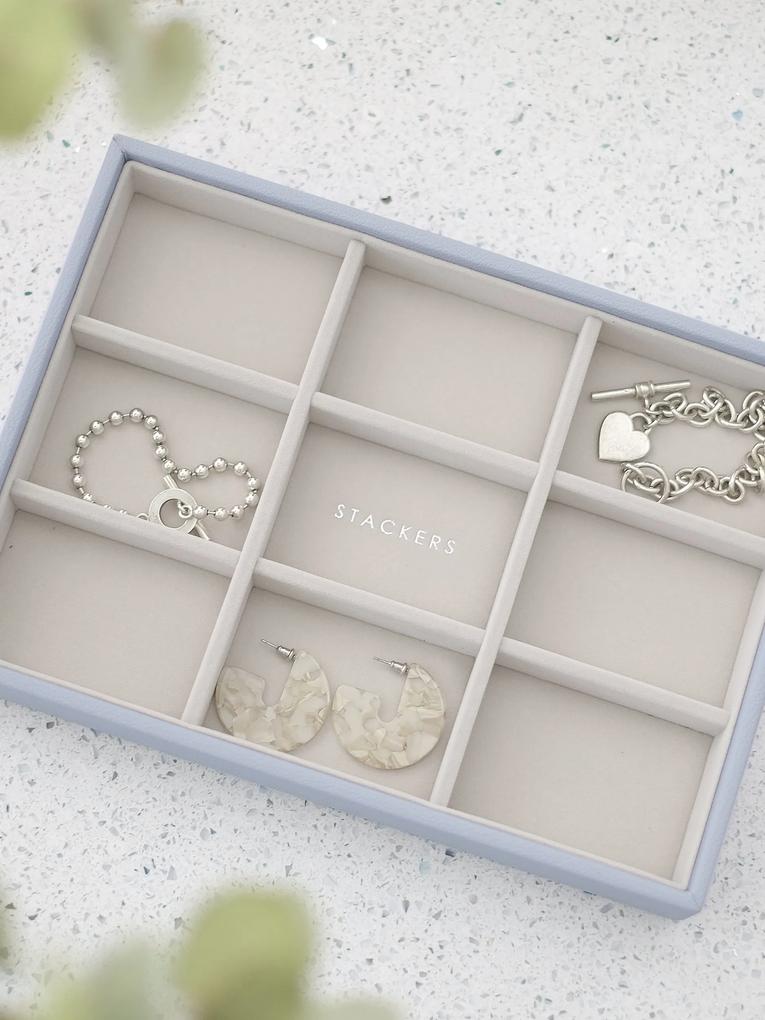 Krabička na šperky Stackers s 9 přihrádkami classic levandulová