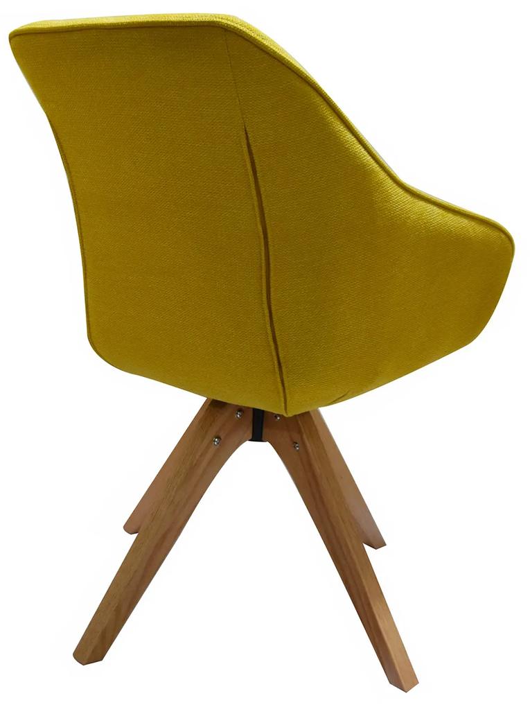 IDEA Jídelní židle žlutá