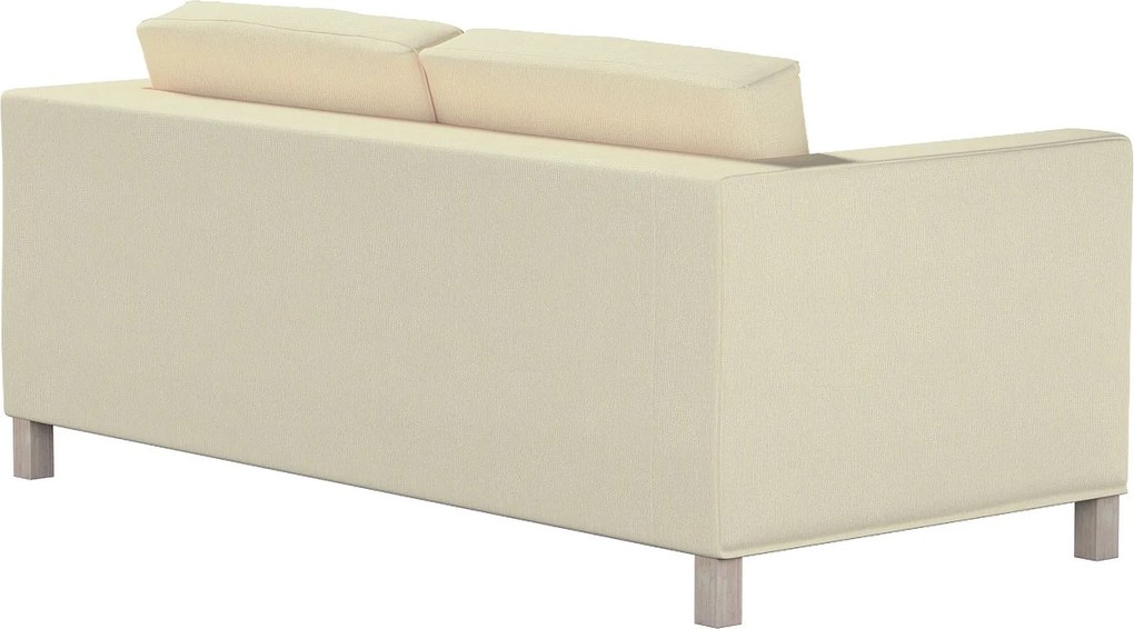 Potah na pohovku IKEA Karlanda rozkládací, krátký barva krémová látka lesklé, pletený vzor