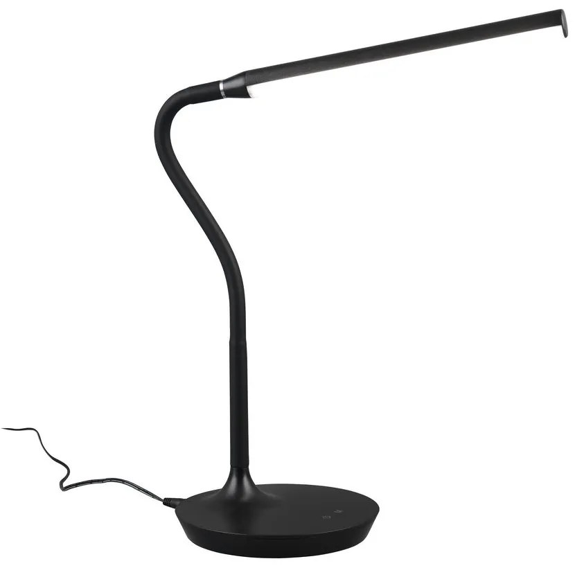 Černá LED stolní lampa (výška 38 cm) Toro – Trio
