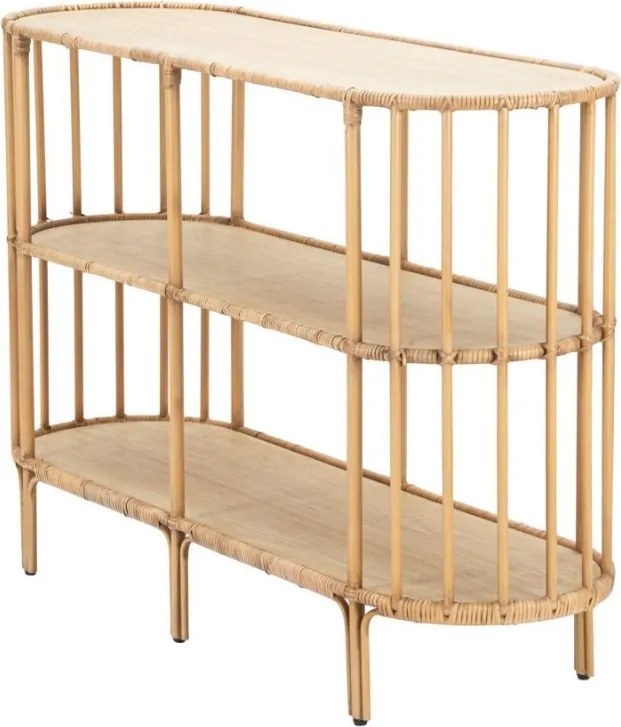 Designová konzole Gennipha 120 cm hnědá