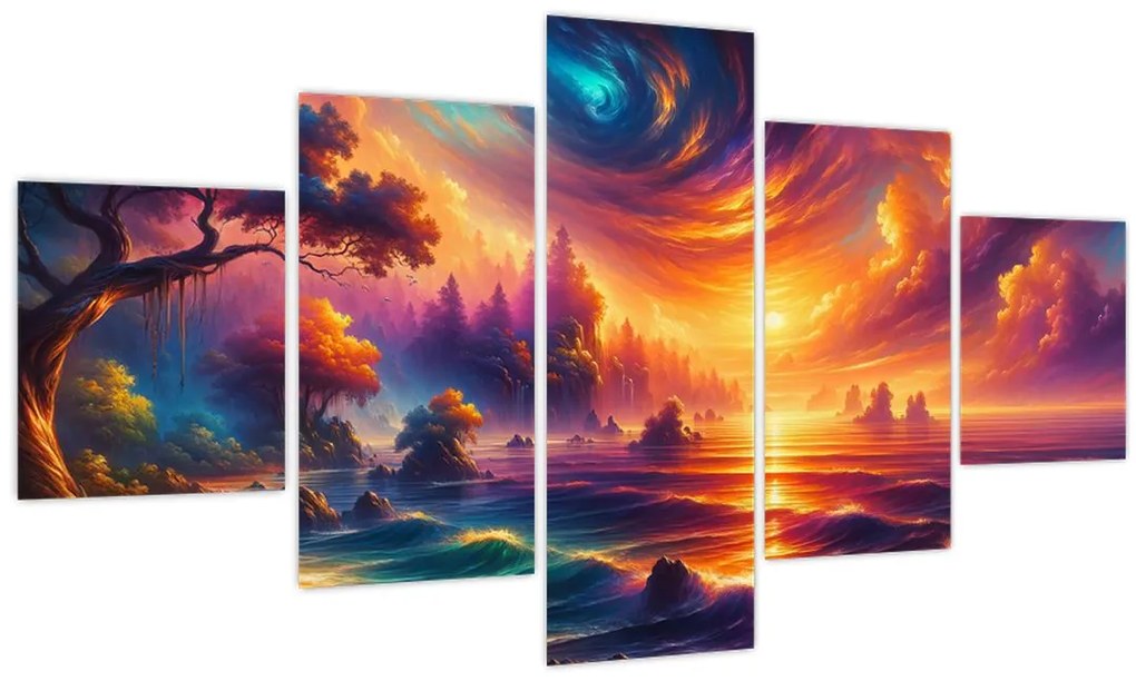 Obraz - Magický svět (125x70 cm)