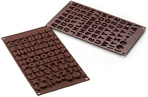 Silikonová forma na čokoládu – abeceda - Silikomart