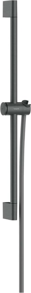 Hansgrohe Unica - Sprchová tyč 67 cm, se sprchovou hadicí, kartáčovaný černý chrom 24400340