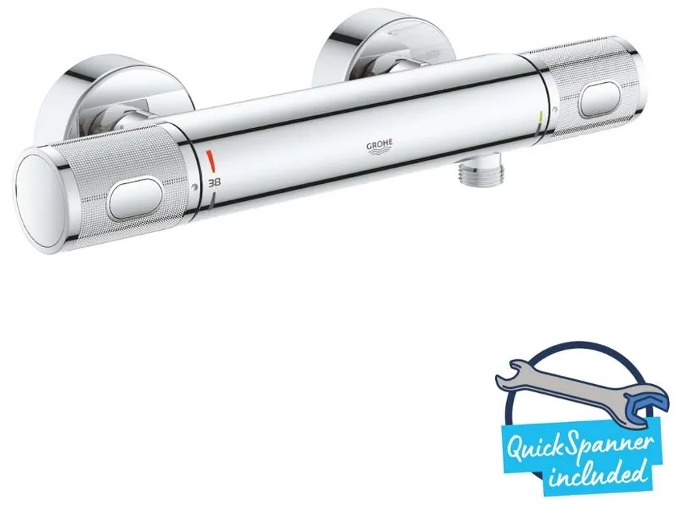 Grohe Precision Feel - Termostatická sprchová baterie, chrom 34790000