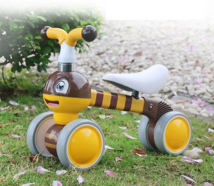 EcoToys Mini odrážedlo - včelka, LC-V1308 YELLOW BEE