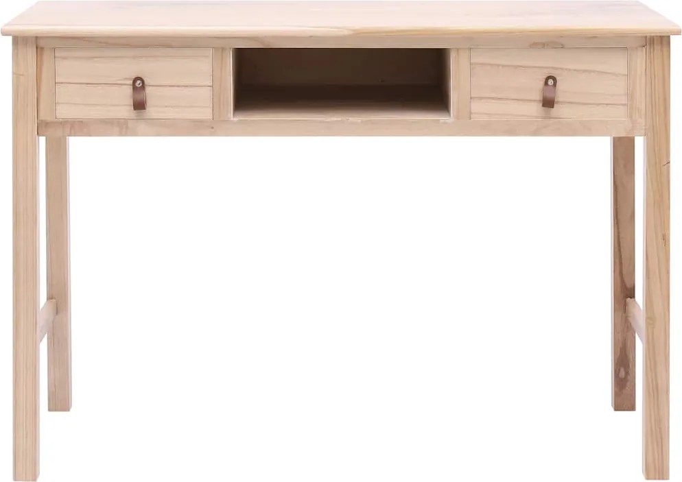 Psací stůl přírodní 110 x 45 x 76 cm dřevo 284159