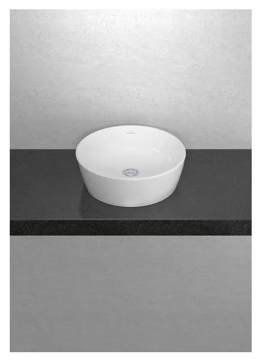Villeroy & Boch Villeroy Boch Architectura - Umyvadlo na desku, 450x450x155 mm, s přepadem, alpská bílá CeramicPlus 5A2545R1
