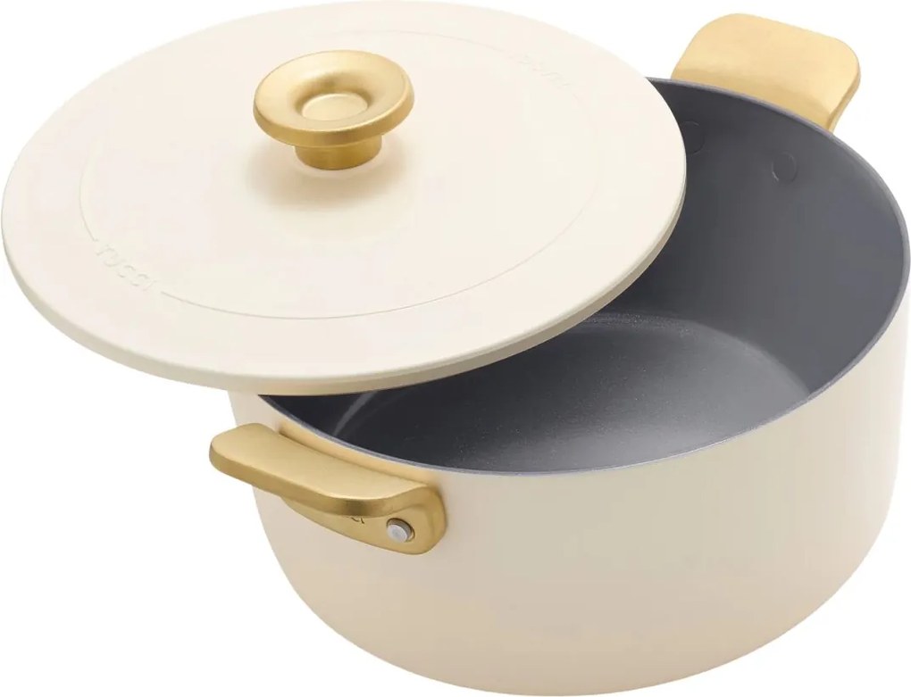 GreenPan Hrnec s nepřilnavým keramickým povrchem na pomalé vaření, Stanley Tucci, Ø 26 cm / 6,5 l, krémová CC007806-004