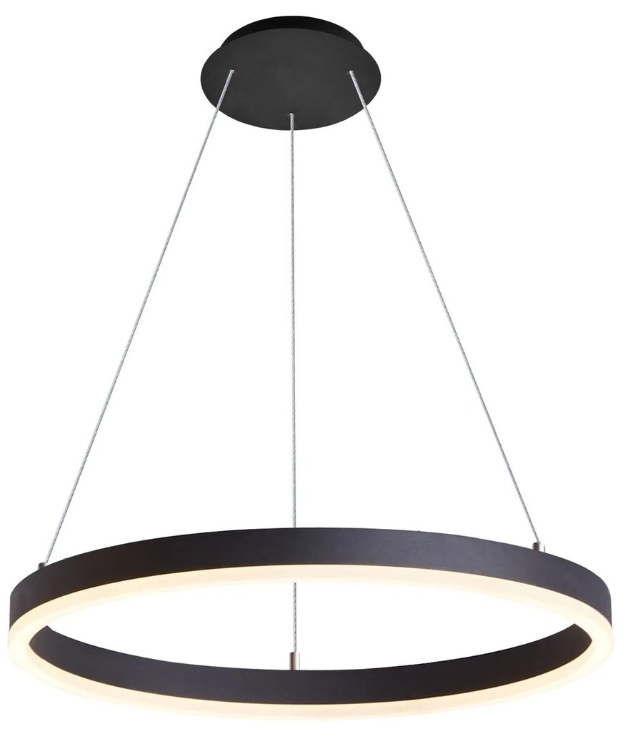 Arcchio Albiona LED závěsné světlo, 1 kruh, 60 cm