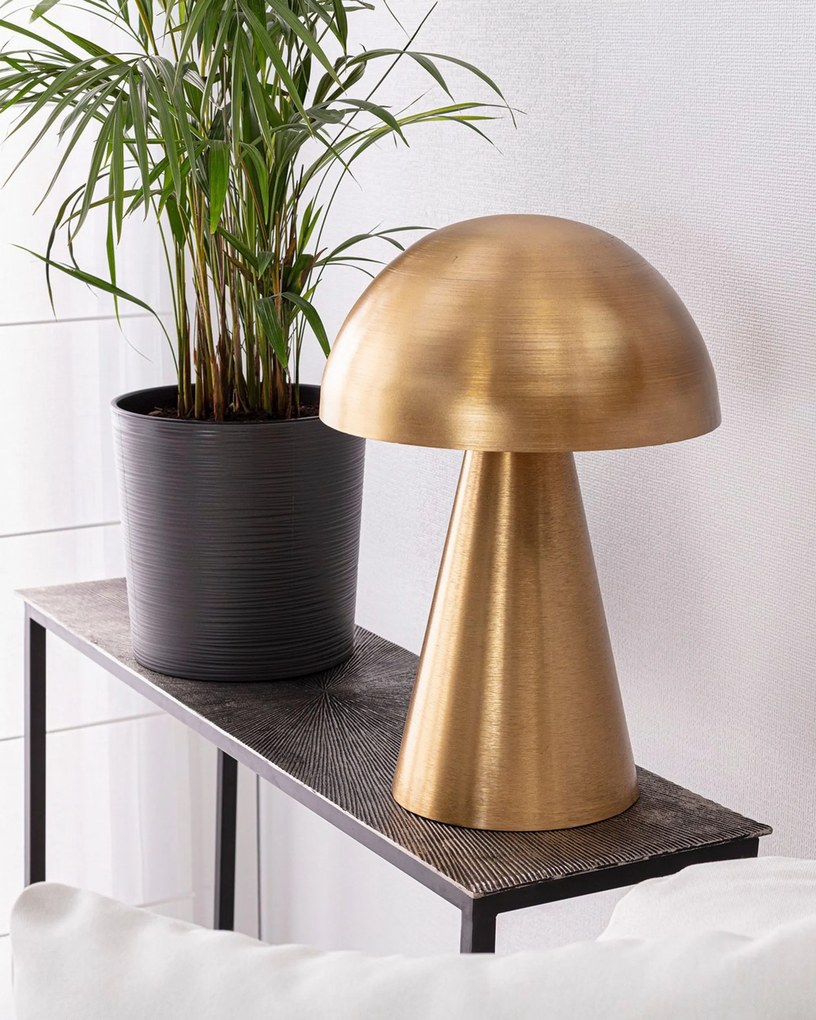 Stolní lampa Mushroom Gold 48 cm
