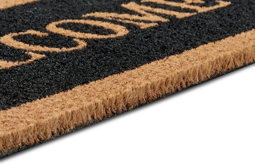 Hanse Home, Rohožka Welcome 105679 - na ven i na doma, 27x70, černá, chodba / předsíň