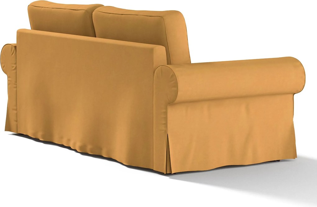 Potah na pohovku IKEA Backabro, 3-místná, rozkládací barva žlutá látka pletený vzor