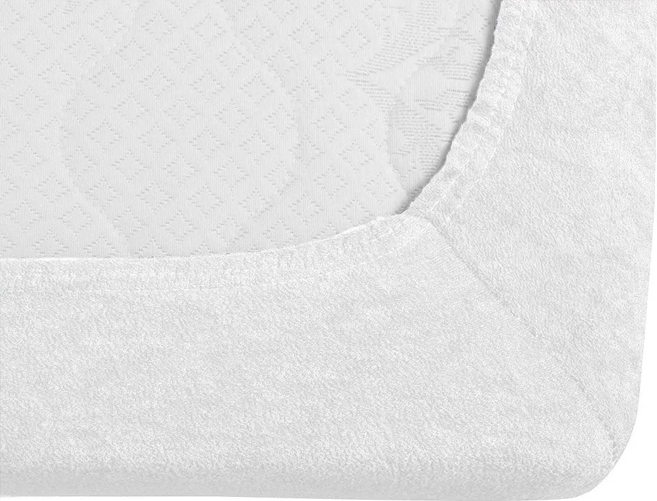 Froté prostěradlo BASIC bílé 90 x 200 cm
