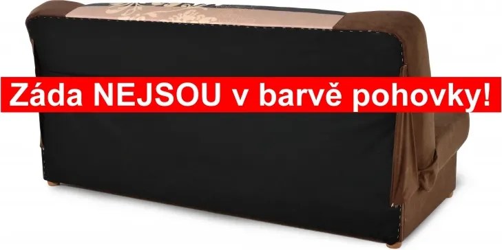 Pohovka Oskar, hnědá (sawana 25)